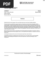 Cambridge IGCSE™: Combined Science 0653/42 March 2020 | PDF | Osmosis ...