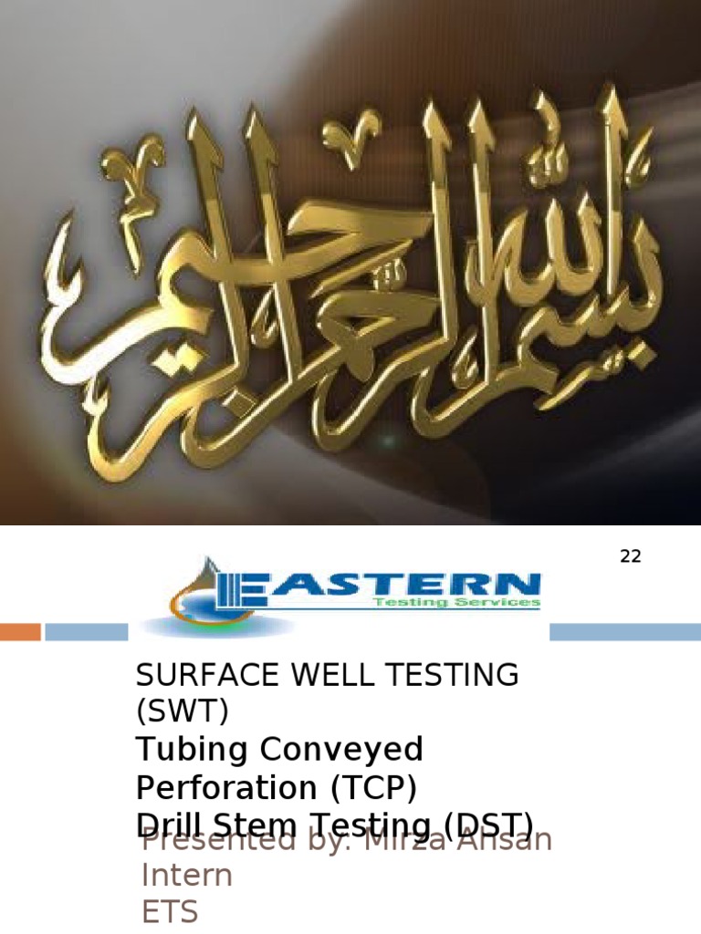 Surface Well Testing Presentation - New | PDF | Gases | Phases Of Matter