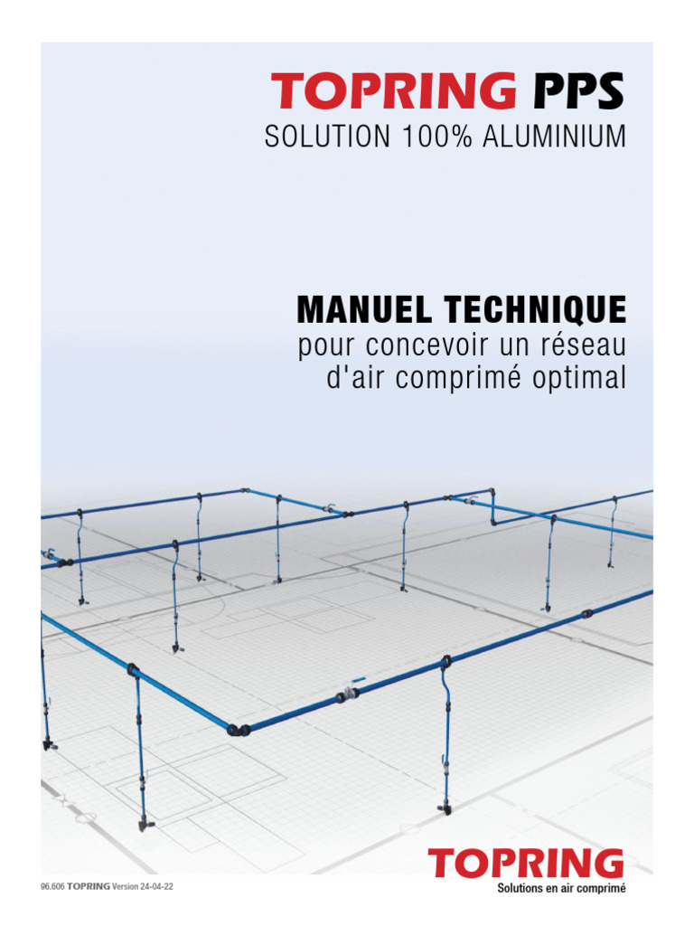 Conception d'un réseau d'air comprimé | PDF | Dilatation thermique | Tuyau