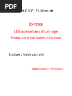 Rapport de Stage 1 | PDF | Usinage | Soudage