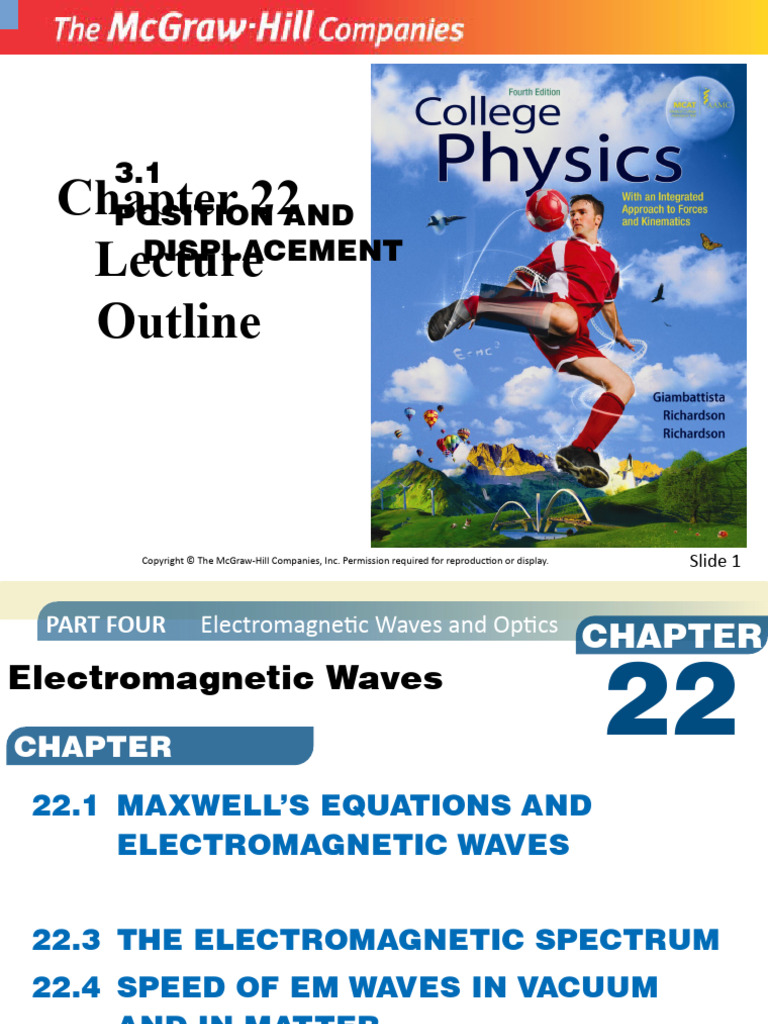 CH 22 EM Grade 12 | PDF | Electromagnetic Radiation | Waves
