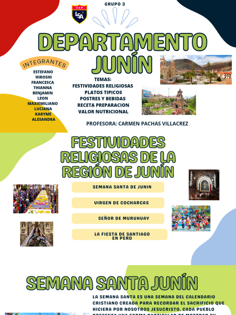 Departamento Junin | PDF | Postres | Imperio Inca