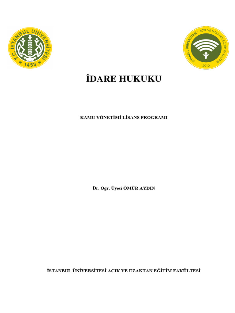 İdare Hukuku | PDF