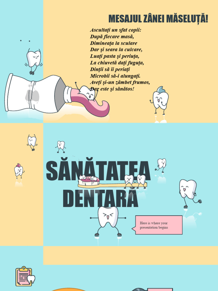 Proiecte Tematice Dinții | PDF