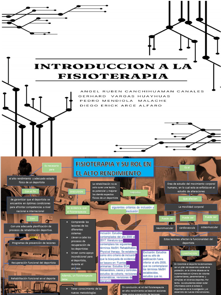 Mapa Conceptual-Introduccion A La Fisioterapia | PDF | Terapia física | Cognición