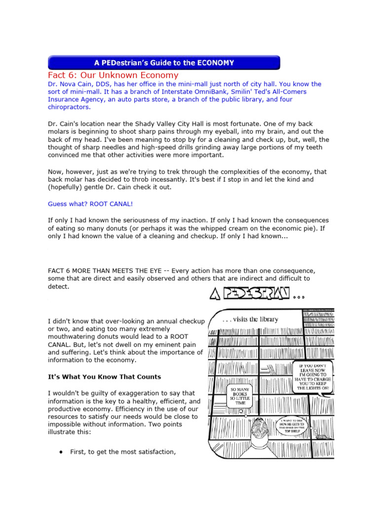 Fact 6 Our Unknown Economy | PDF | Stocks | Prices