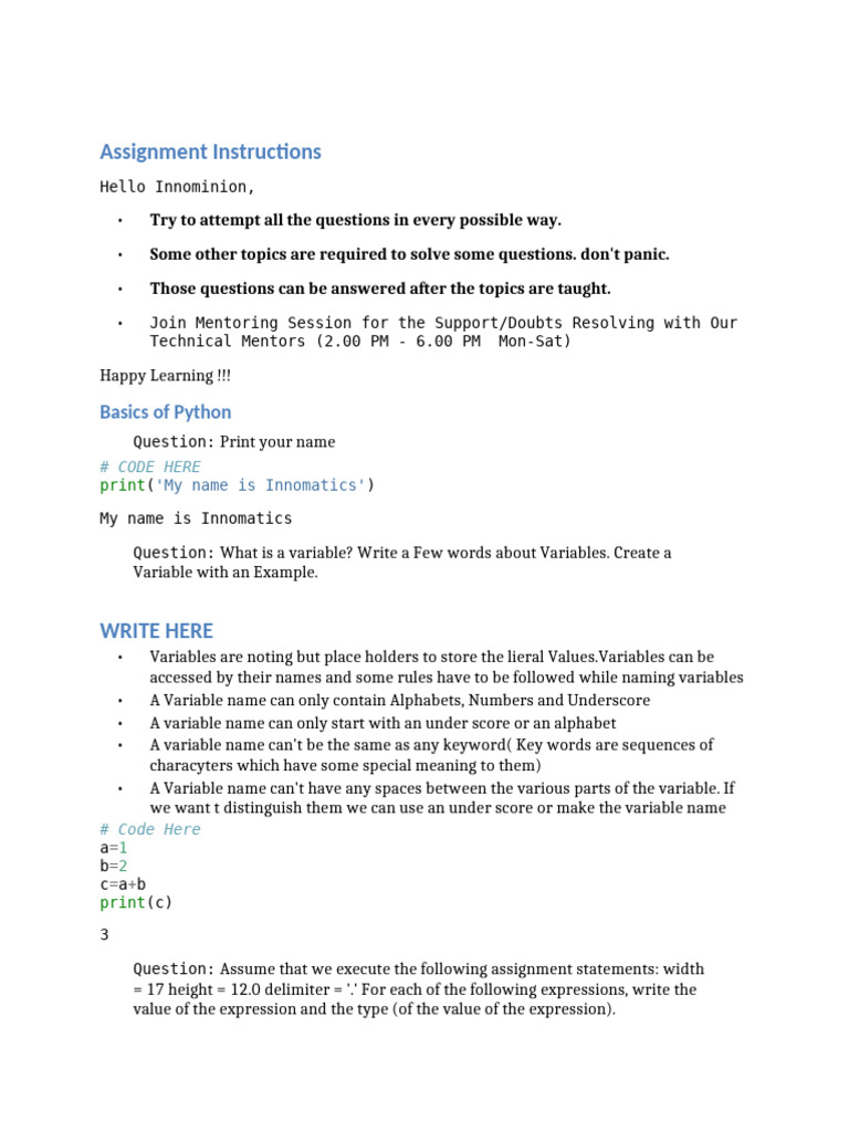1 - Variables and DataTypes | PDF | Variable (Computer Science ... 1 - Variables and DataTypes | PDF | Variable (Computer Science ...