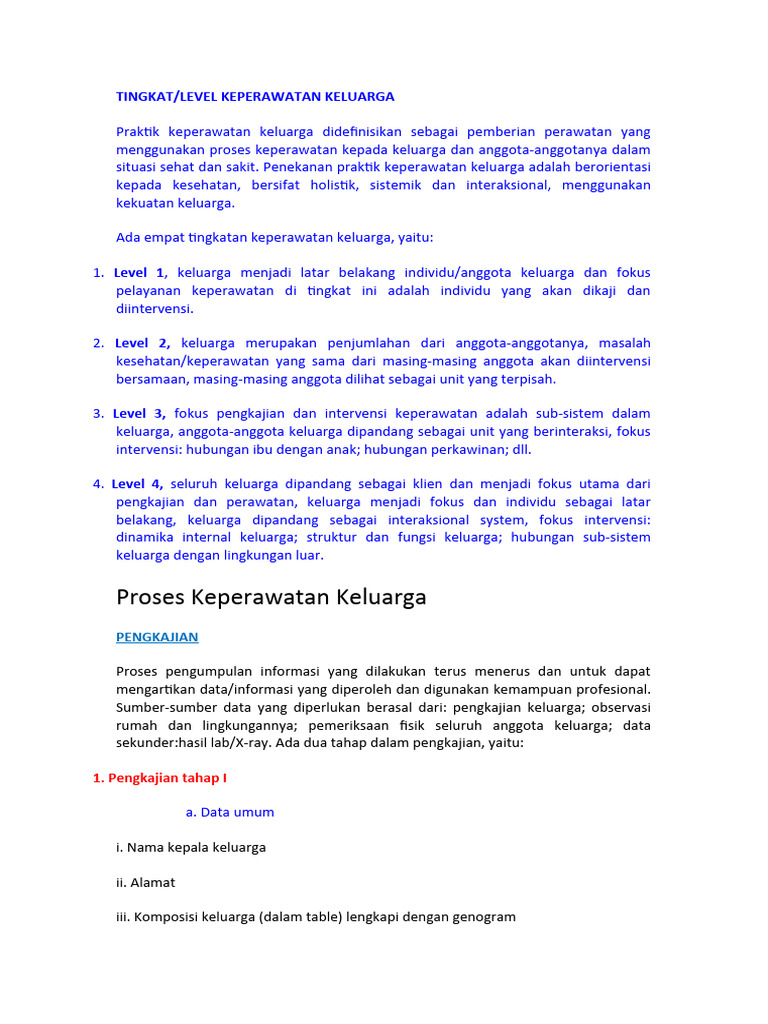 PENGKAJIAN TAHAP 1 - 2 KLG - Ajar 7 | PDF