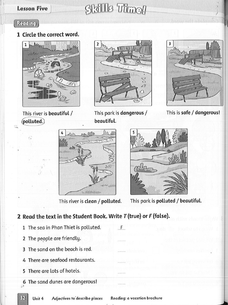 Family and Friends Grade 4 Workbook - Lesson 5 | PDF