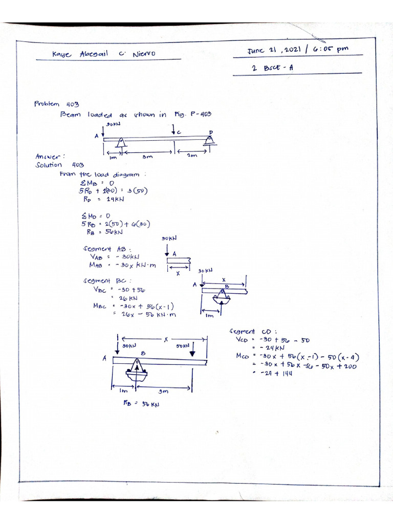 Structural Theory Solved Problems-8 | PDF Structural Theory Solved Problems-8 | PDF