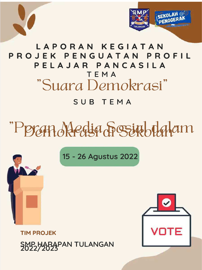 PDF Contoh Laporan Projek p5 Sudah Jadi - Compress | PDF