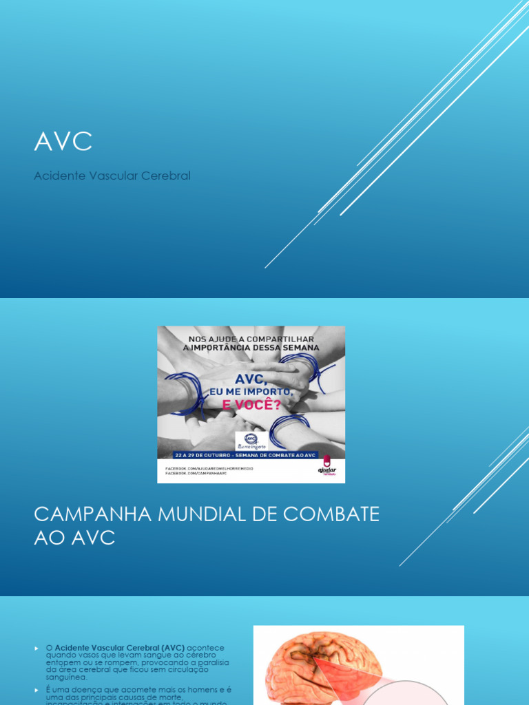 Avc 1 | PDF | AVC | Isquemia