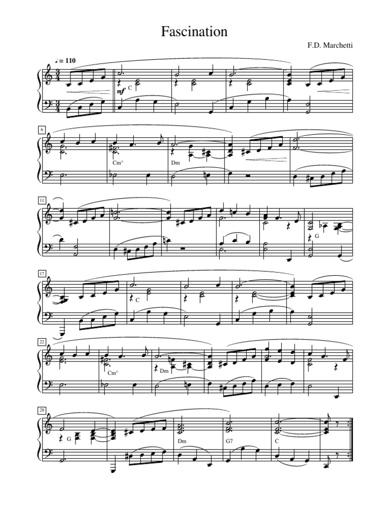 Fascination: Valse Tzigane Analysis | PDF