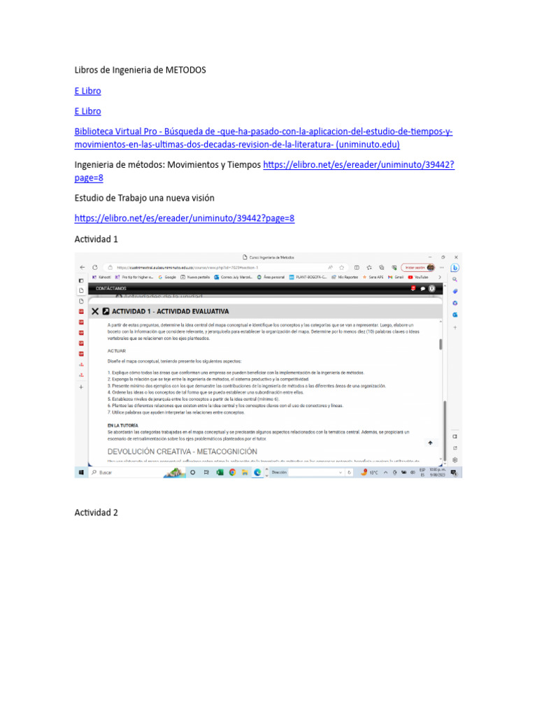 Libros de Ingenieria de METODOS | PDF