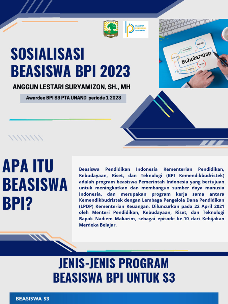 Panduan Beasiswa BPI 2023 | PDF