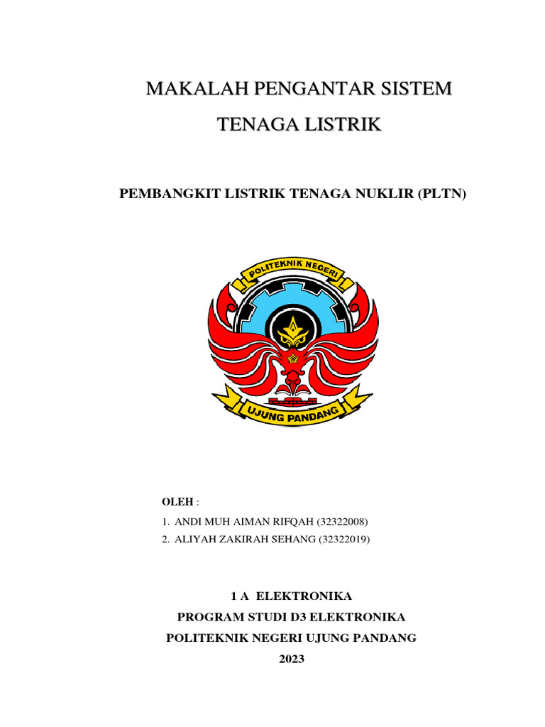 PLTN: Komponen dan Prinsip Kerja | PDF