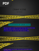 Crime Scene Definition, Types and Characteristics | PDF | Crime Scene ...
