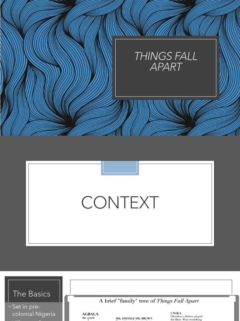 Things Fall Apart Ch1 4 | PDF