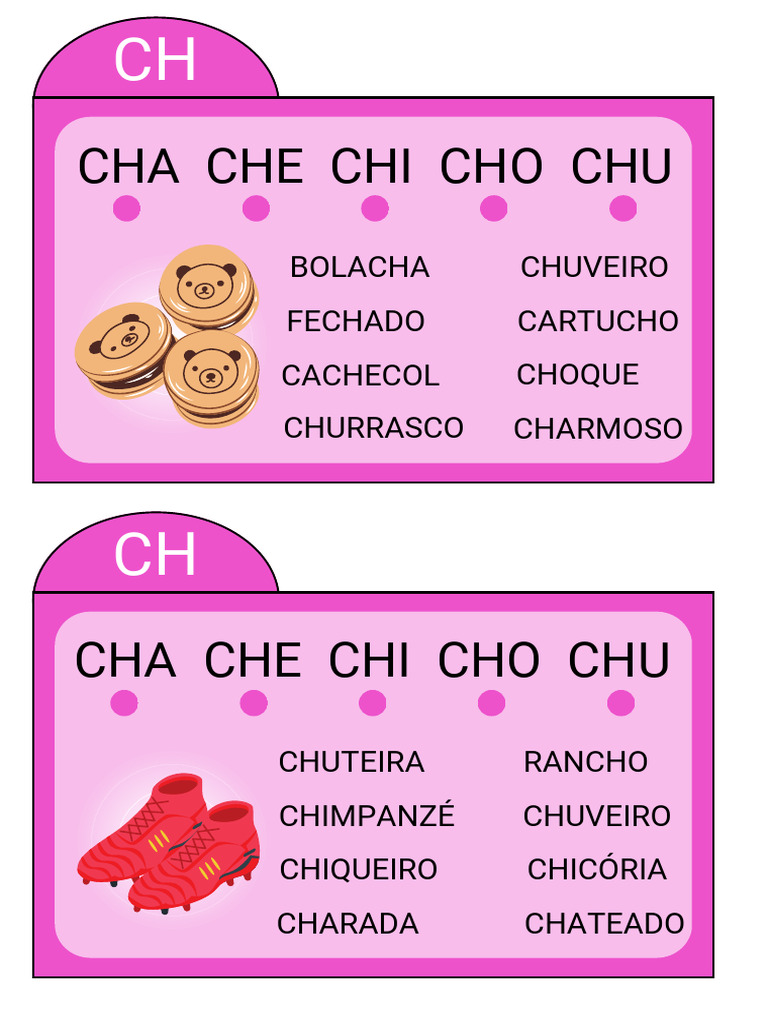 Fichas De Leitura Sílabas Complexas Pdf