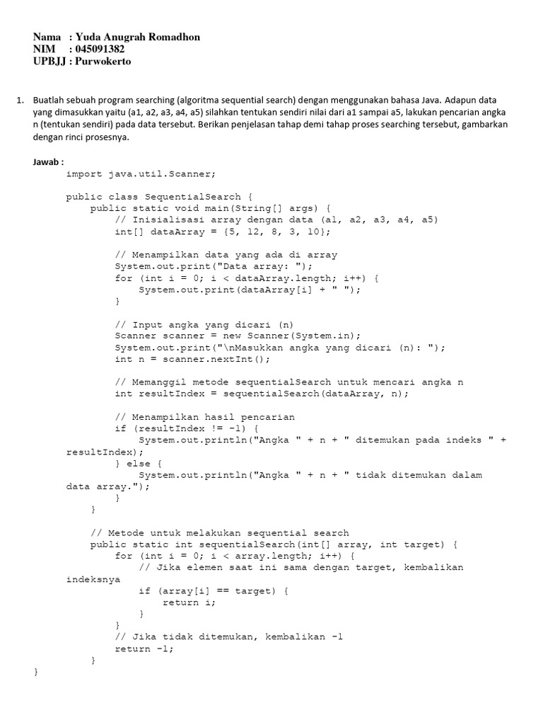Tugas 3 Struktur Data | PDF