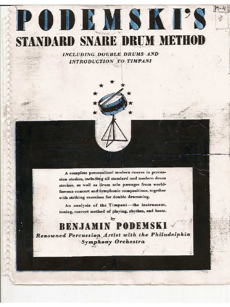 Benjamin Podemski - Standard Snare Drum Method | PDF