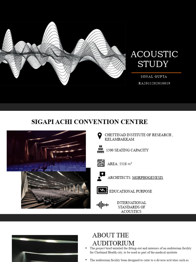 Acoustic Study | PDF | Ceiling | Building Engineering