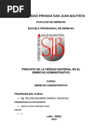 Articulo. Principio de Verdad Material | PDF | Verdad | Ley procesal