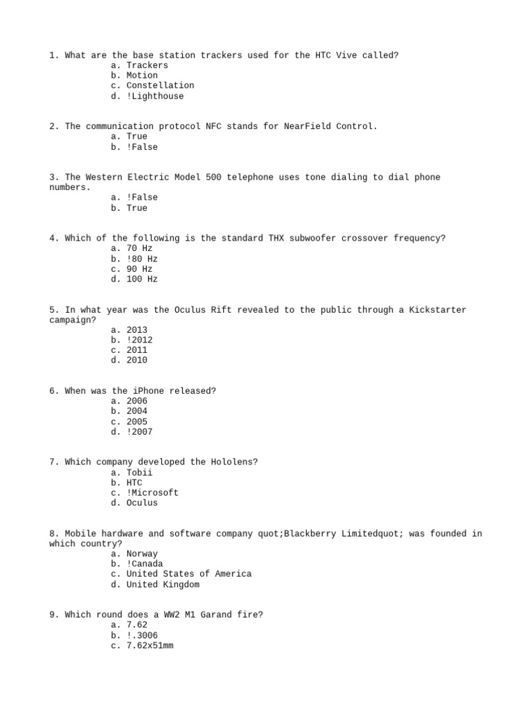 Quiz Lesson Plan 5 | PDF