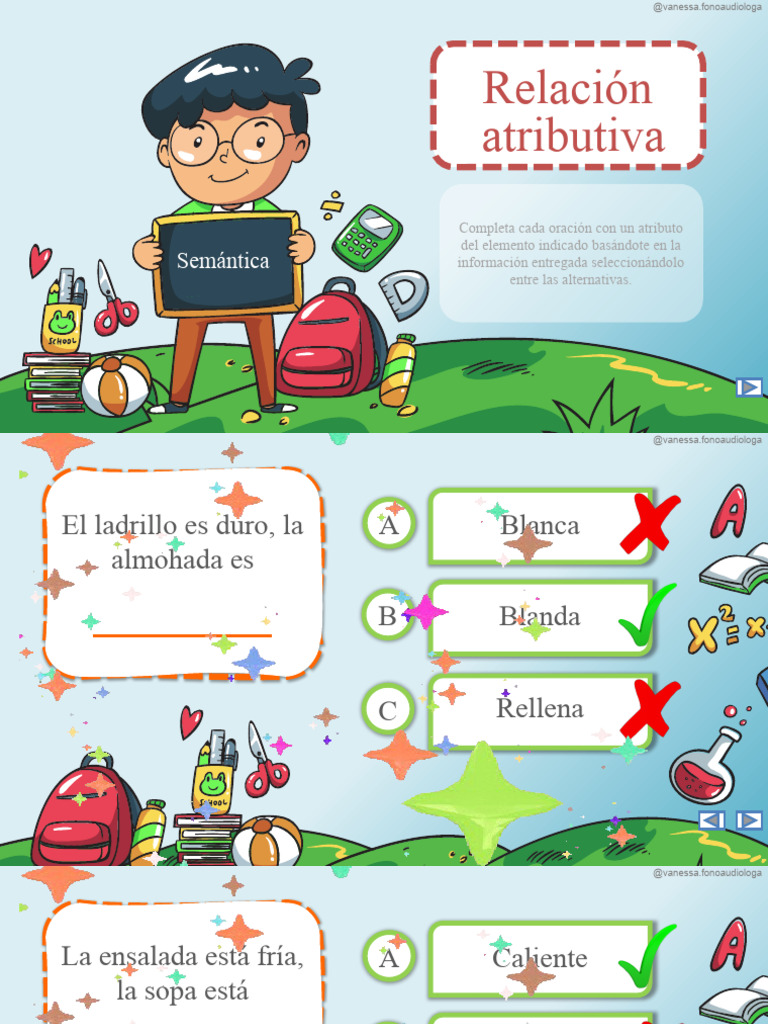 Relación Atributiva | PDF