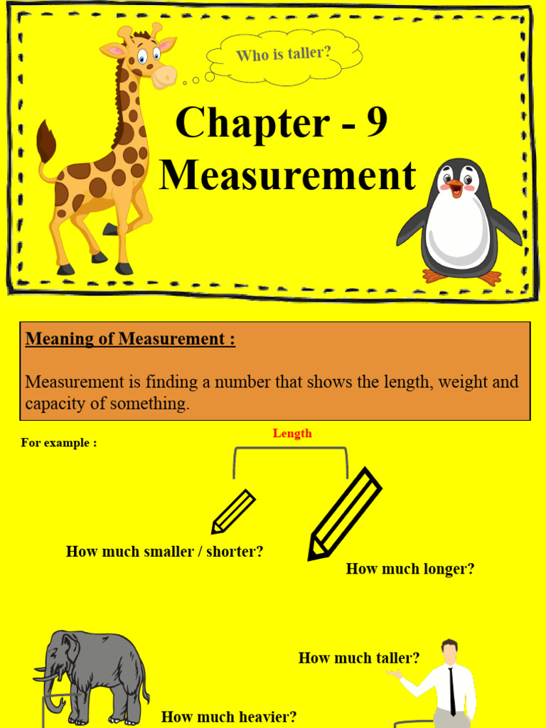 Ch-9 Measurement (Introduction) | PDF