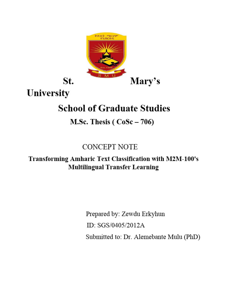 Transforming Amharic Text Classification With M2M-100's Multilingual Transfer Learning | PDF ...