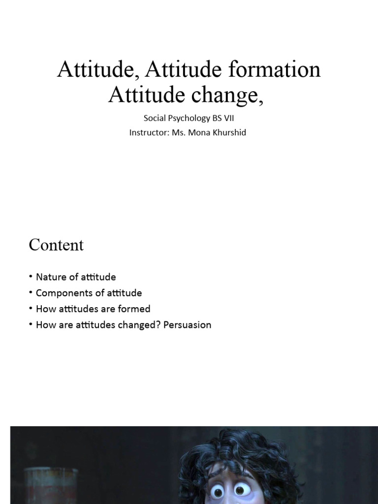 Attitude | PDF | Attitude (Psychology) | Persuasion