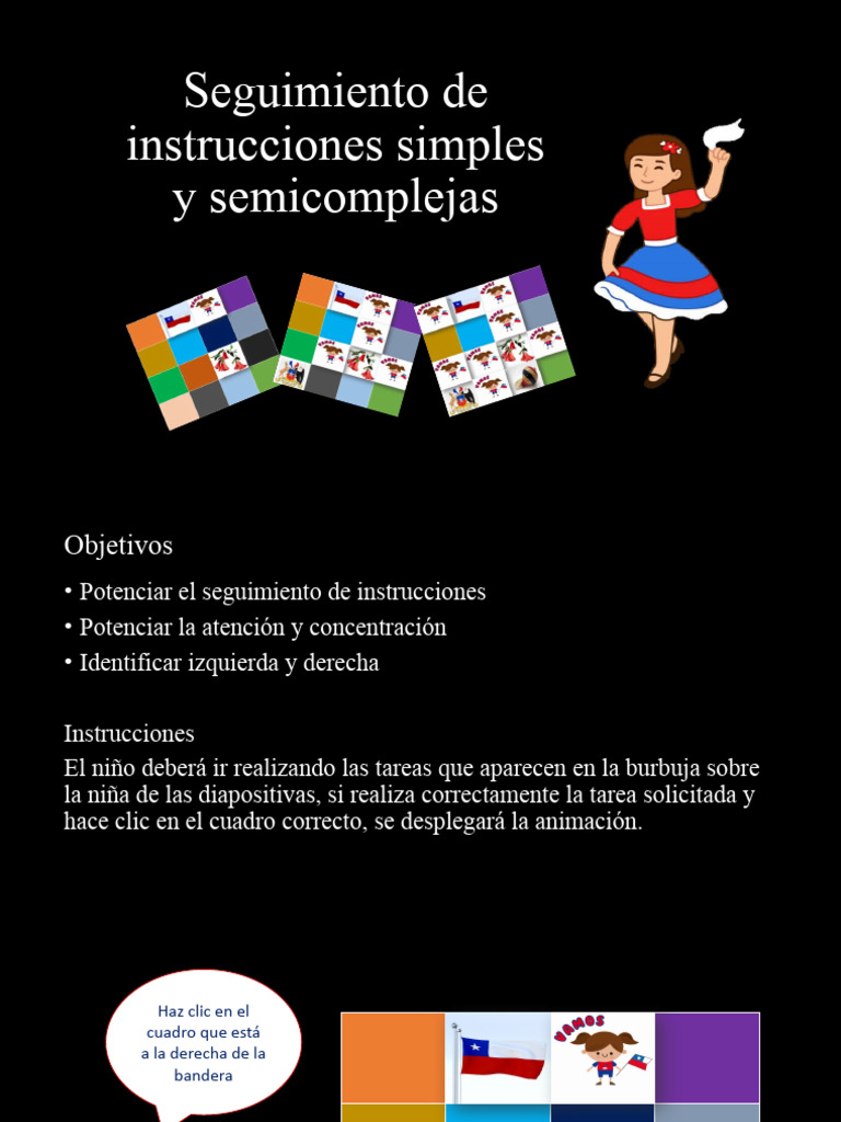 Seguimiento de Instrucciones Simples y Semicomplejas | PDF | Relaciones ...