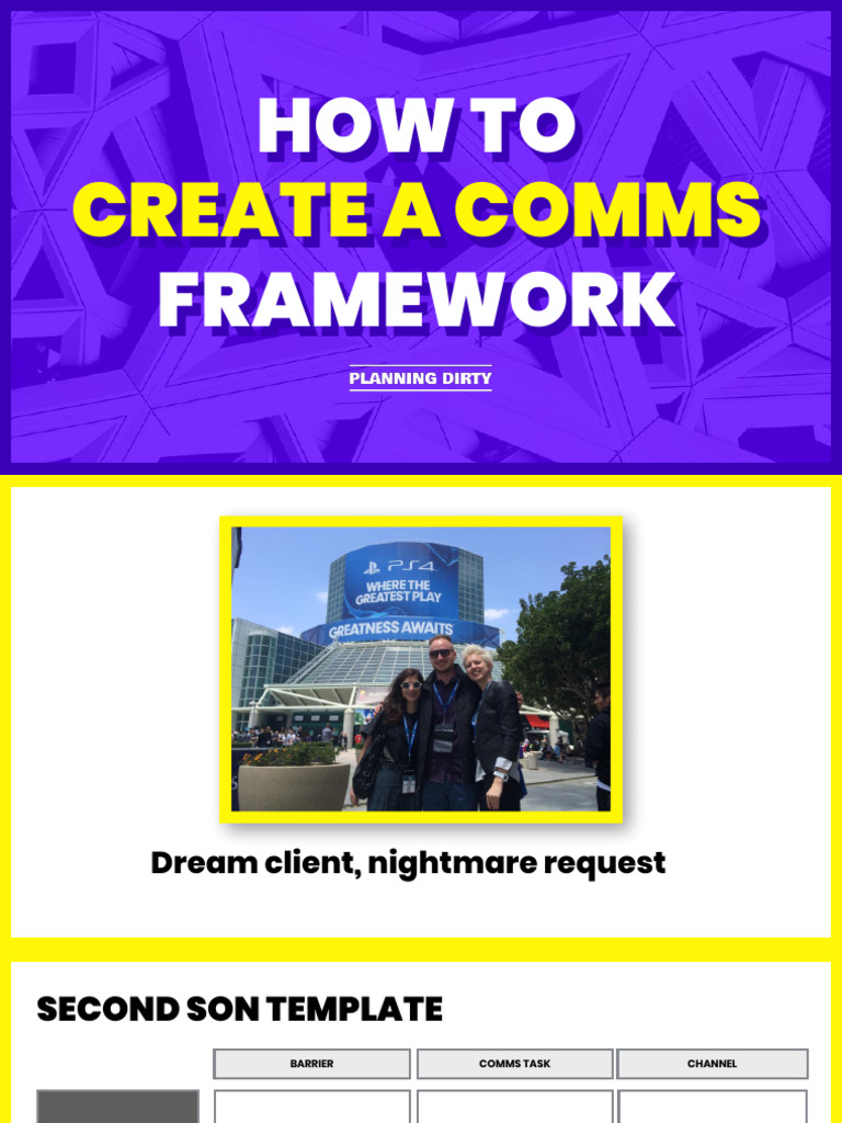 How To Create A Comms Framework (Academy) | PDF | Advertising | Marketing