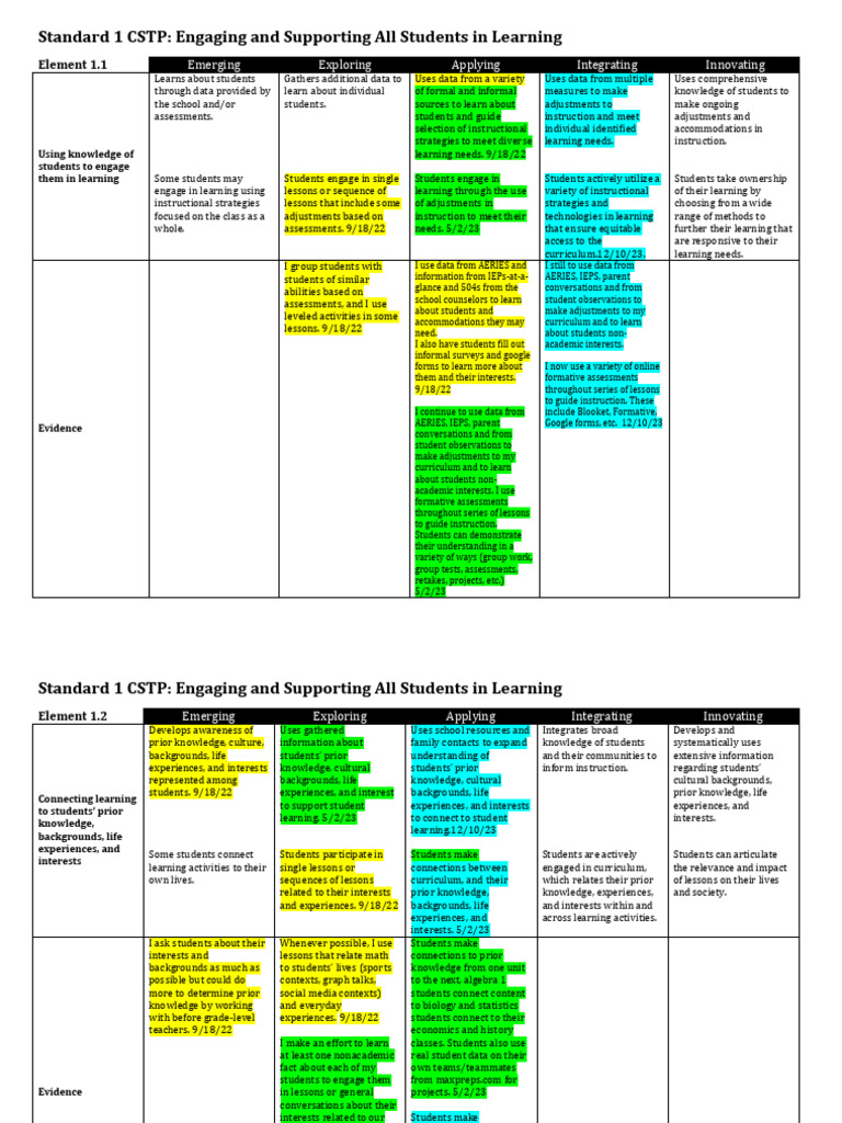 CSTP 1 Salamone 12.10.23 | PDF | Education Theory | Communication