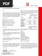 Fosroc Nitocote EP405 TDS | PDF | Concrete | Epoxy