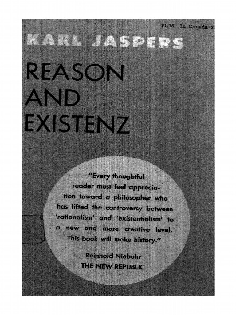 Karl Jaspers - Reason and Existance Five Lectures | PDF | Reason | Truth