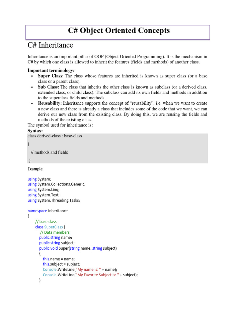 Window Programming Ch3 C Oo Concepts Modified Pdf Inheritance Object Oriented Programming