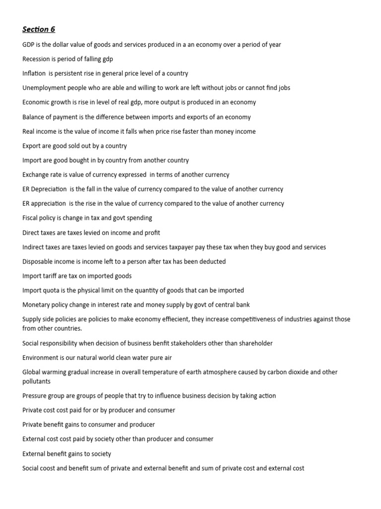 Section 6 | PDF | Taxes | Marketing