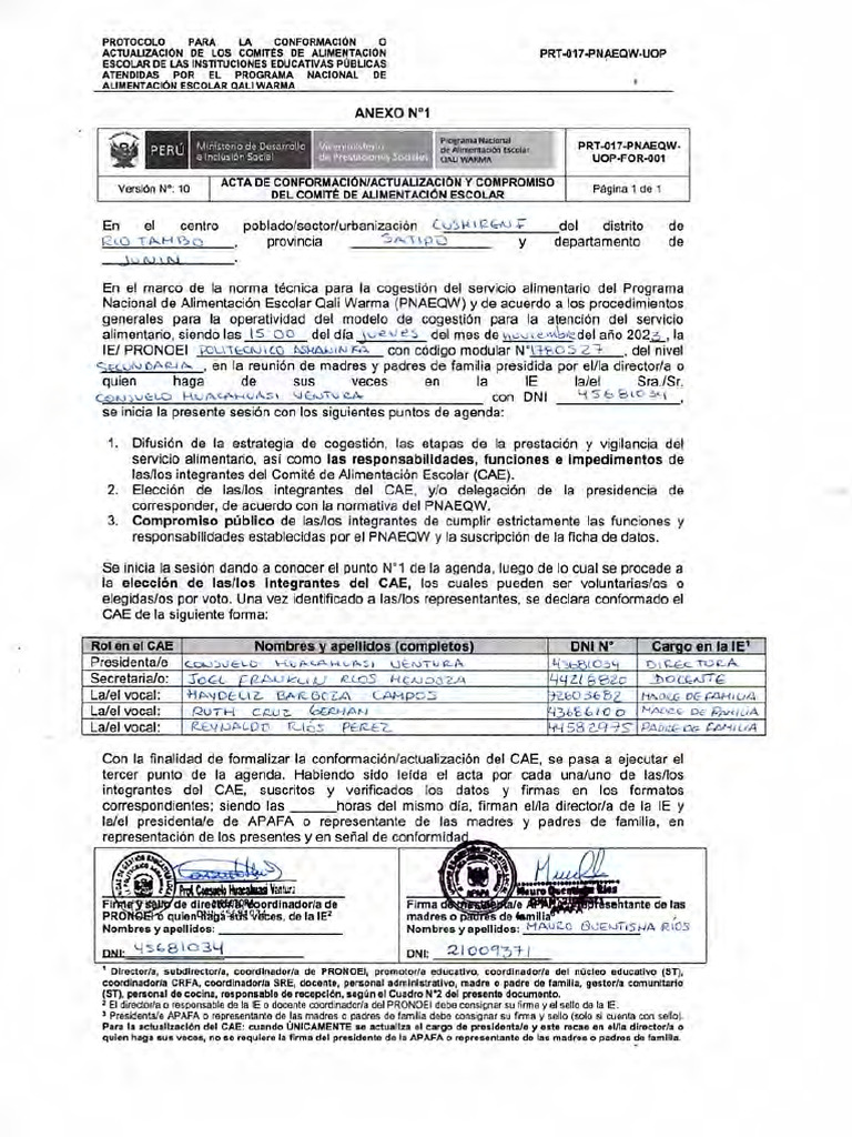 Acta de Cae | PDF | Autenticación | Control de acceso