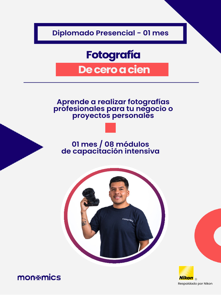 Fotografía de Cero A Cien - Brochure Monomics | PDF | Exposición ...