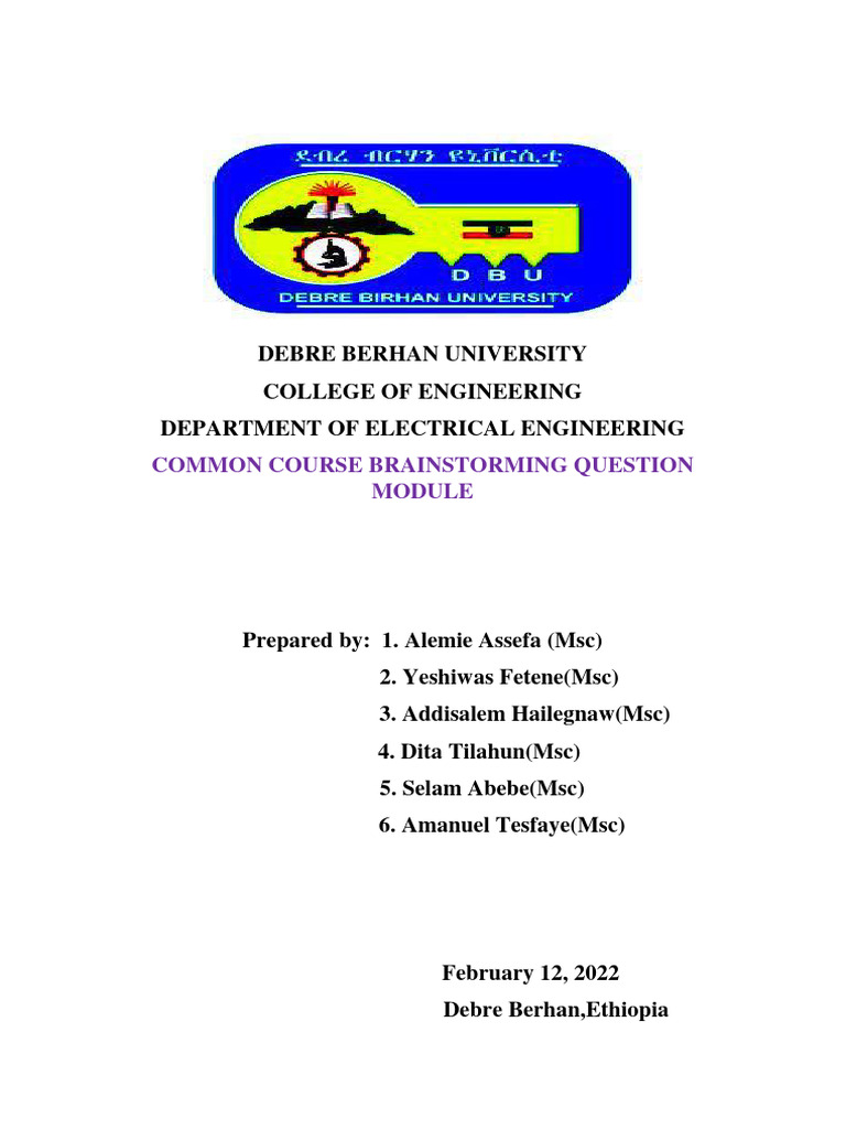 Common Course BrainStorming Questions Finall | PDF | Field Effect Transistor | Bipolar Junction ...
