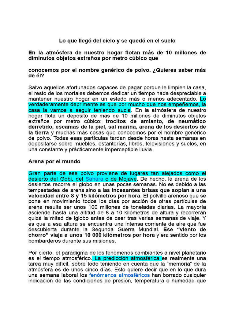 AA2 - EV01 - Texto de Identificación de Idea Principal e Ideas Secundarias | PDF | Atmósfera ...
