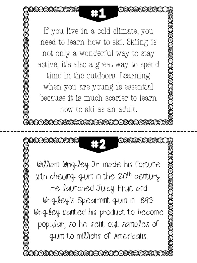 Author's Purpose Mini Passages | PDF | Self-Improvement