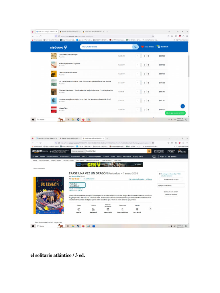 Lista de Libros Selectos y Precio en Librerías | PDF