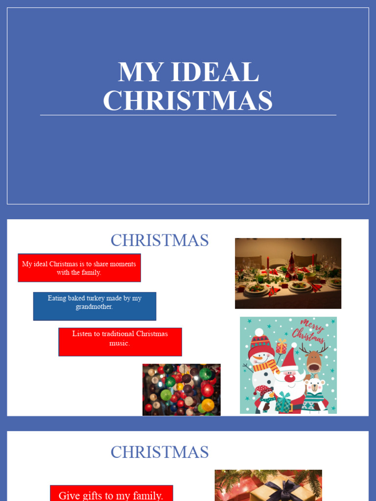 My Ideal Christmas | PDF