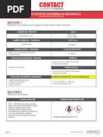 Dte 24 Hoja de Seguridad | PDF | Agua | Líquidos