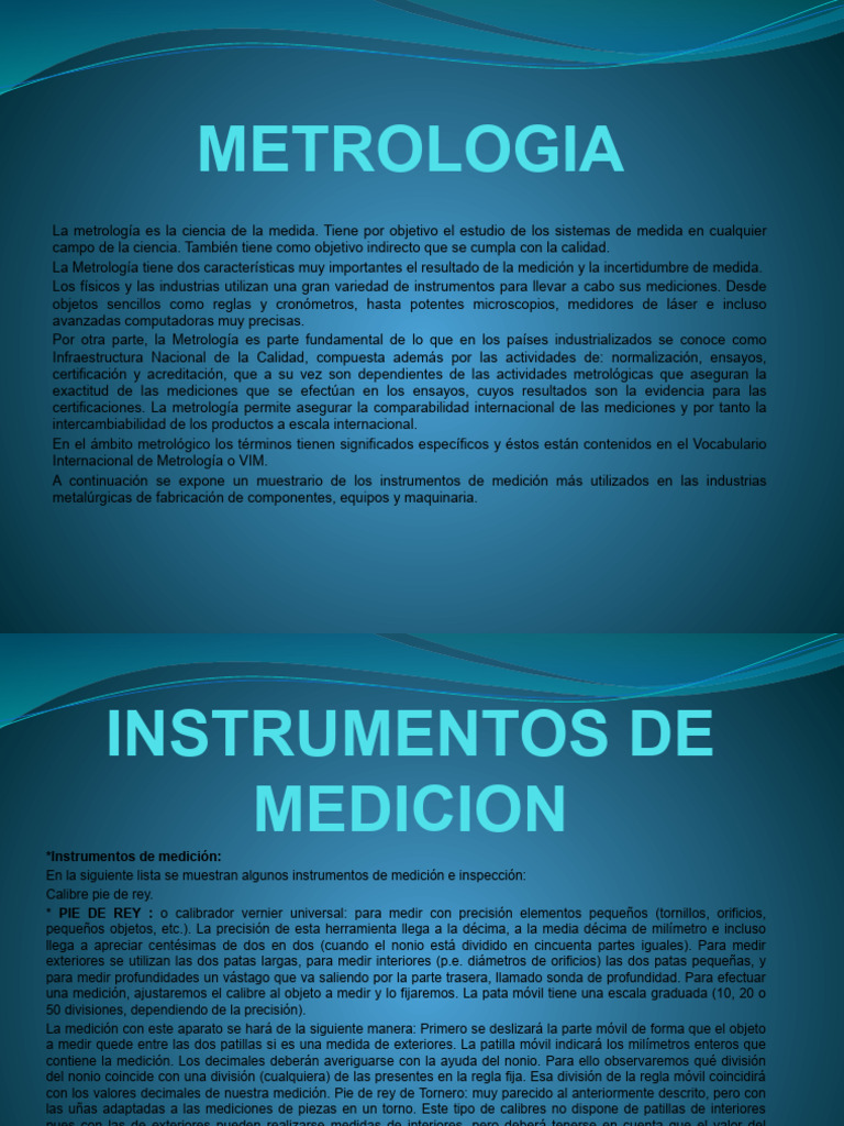 METROLOGIA | PDF | Metrología | Science
