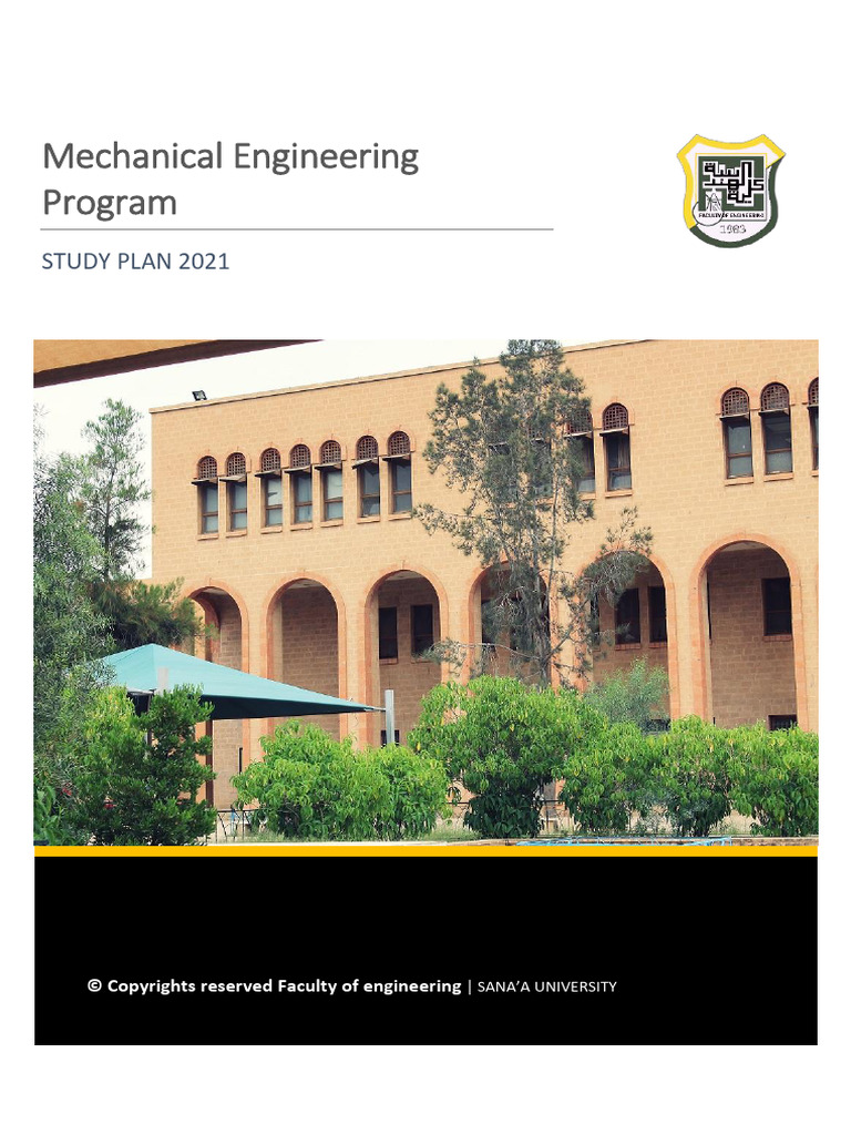 Mechanical Engineering Program | PDF | Engineering | Mechanical Engineering
