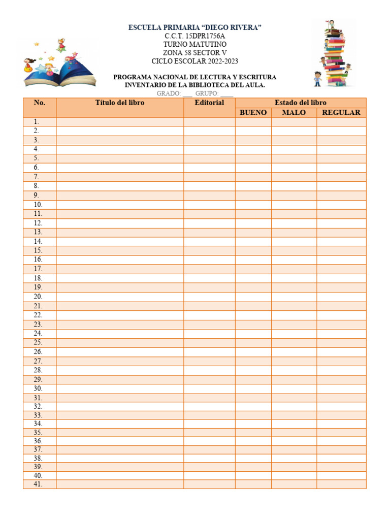 Formato Libros Del Rincon | PDF